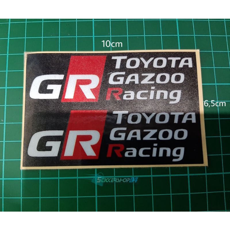 Toyota GR gazoo racing Sticker | Shopee Philippines