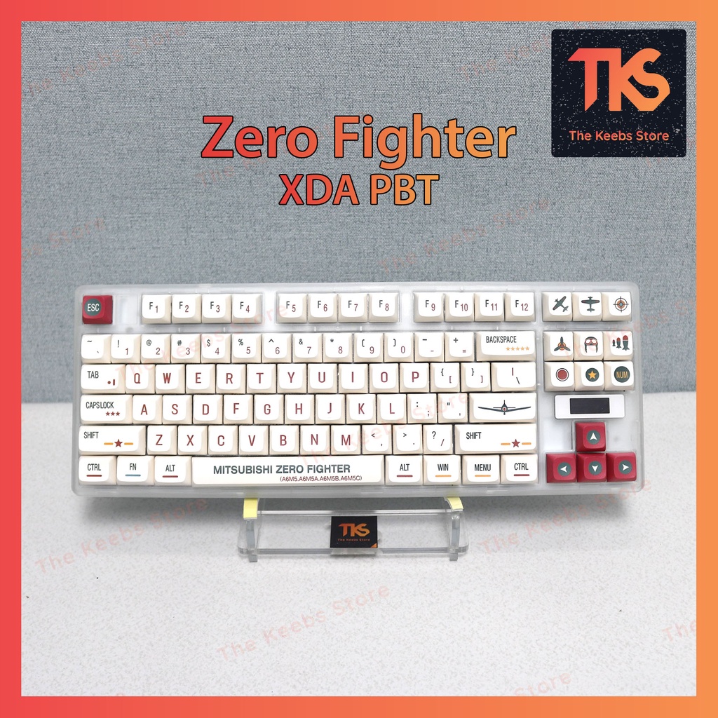 Keycap Zero Fighter | Profile XDA | Pbt Dyesub | Mechanical Keyboard ...
