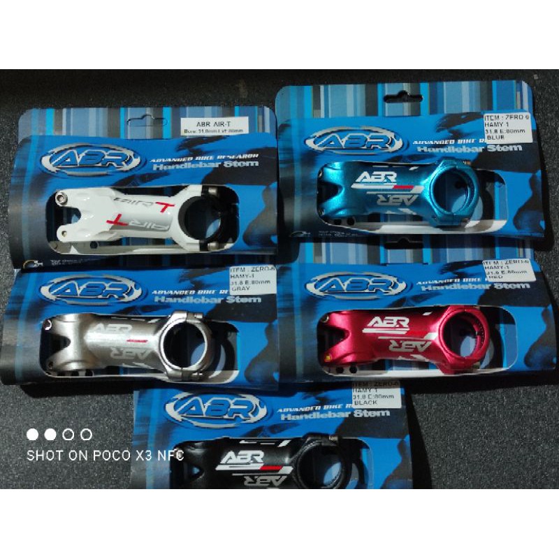 ABR Handlebar Bike Stem 31.8 70-80mm Advance Bike research | Shopee ...