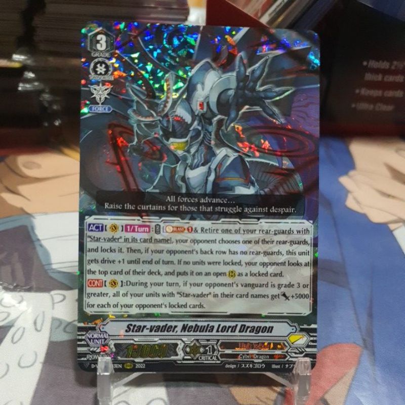 STAR-VADER, NEBULA LORD DRAGON RRR DVS04 CARDFIGHT VANGUARD ENGLISH | Shopee Philippines