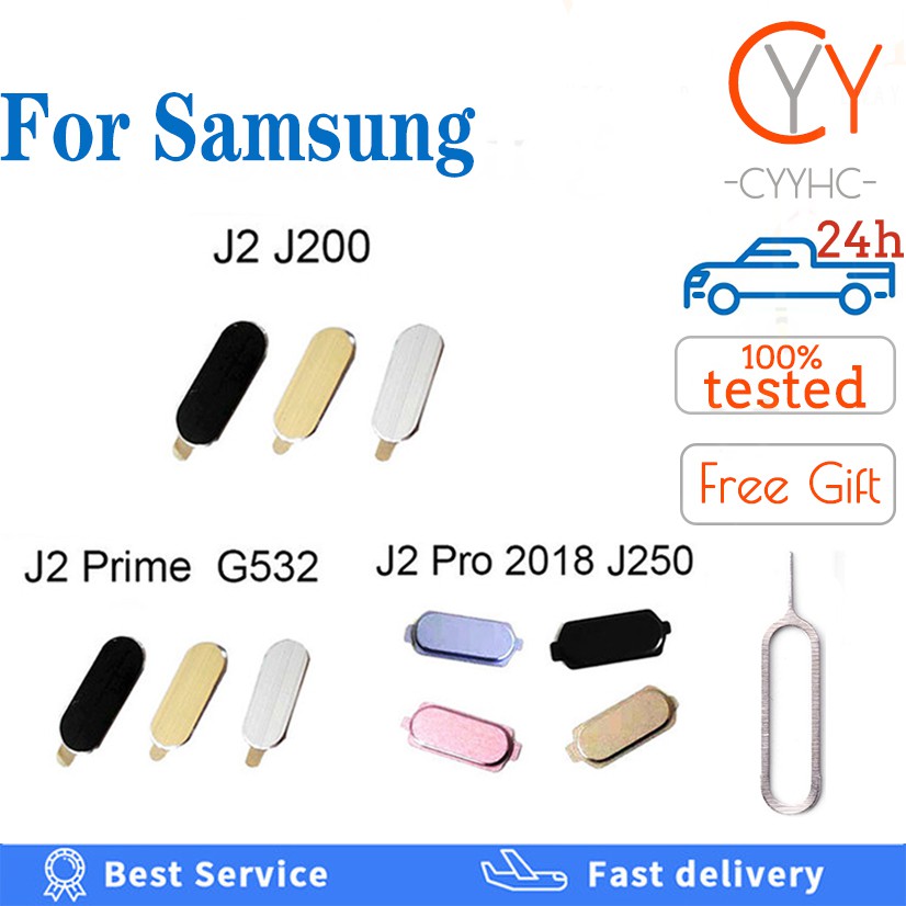 Home Button For Samsung Galaxy J2 J200 Prime Pro 2018 J250 G532 Power ...