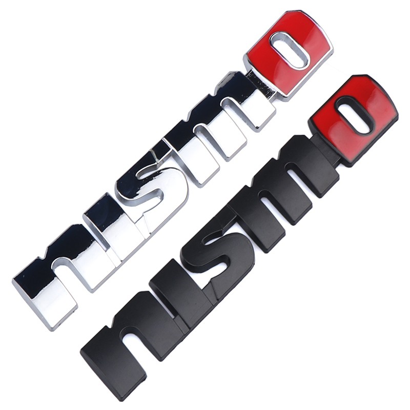 Car Nismo Badge Emblem Logo Decal Sticker Black styling 3D | Shopee ...
