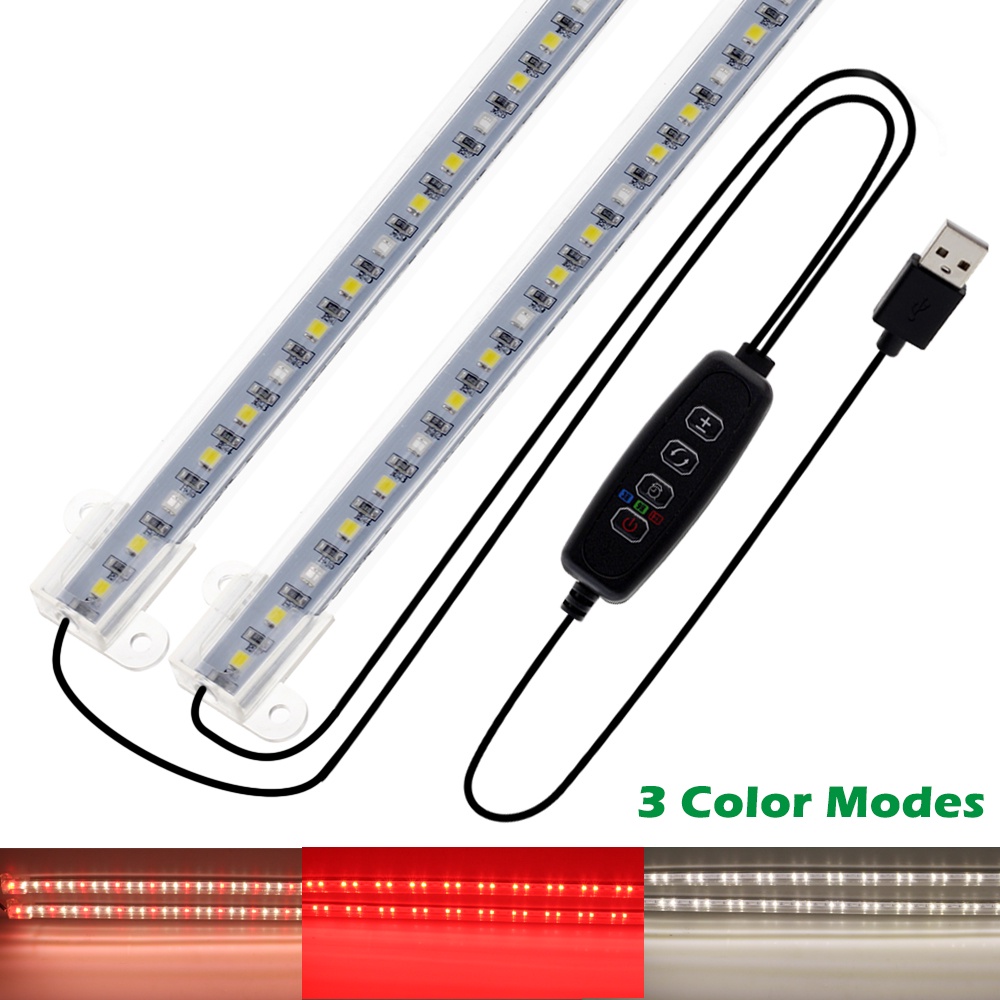 USB LED Grow Light Full Spectrum Indoor Plants Growth Light DC5V 27leds ...