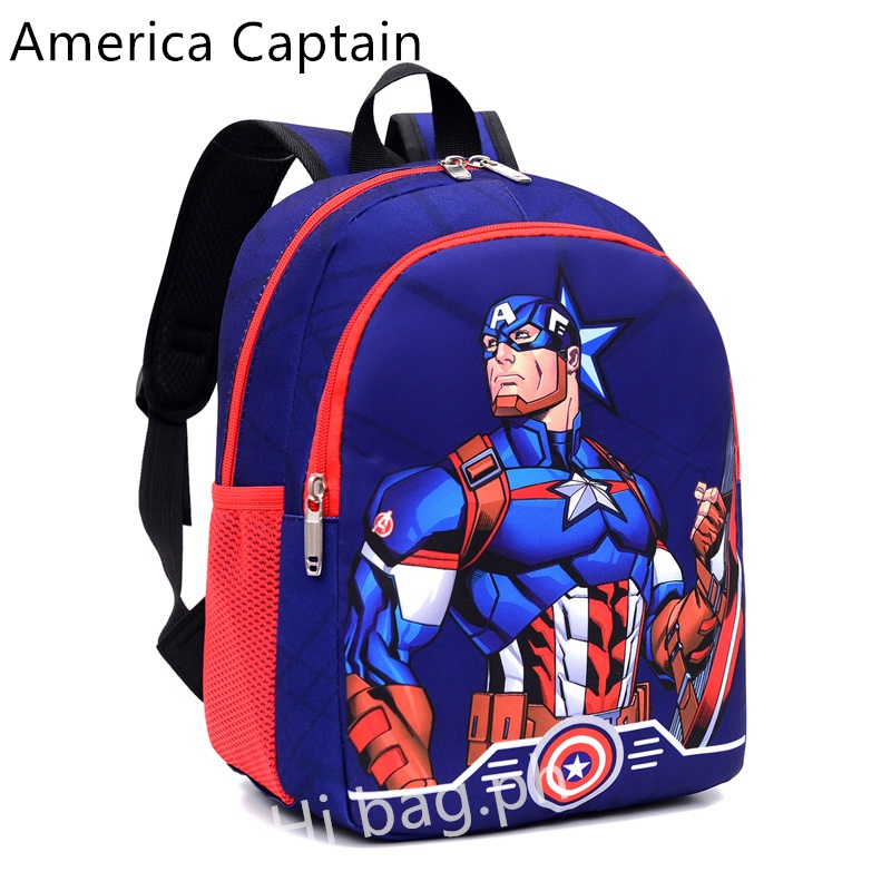 High Quality children backpack Captain America & Spider Man & Iron man ...