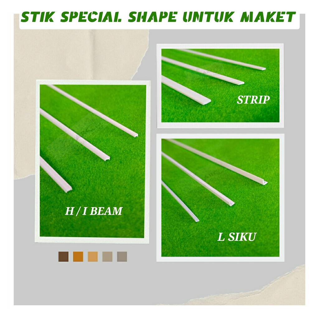 SIKU MINIATURE L-SHAPED STICK ELBOW, H BEAM, STRIP, and U FOR DIORAMA ...