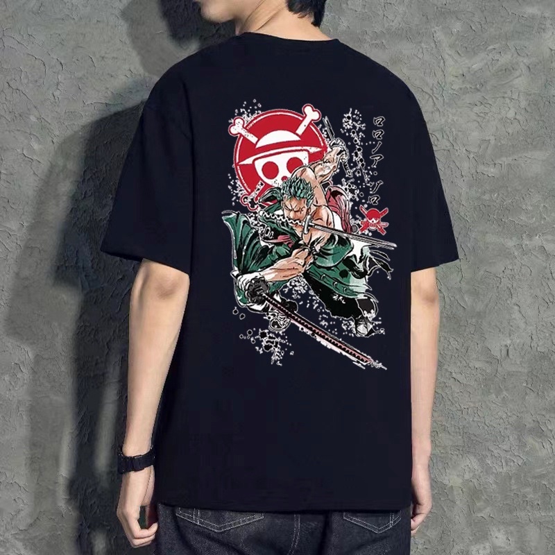 Anime One Piece Fashion T shirt For Men Korean Casual Oversize Top ...