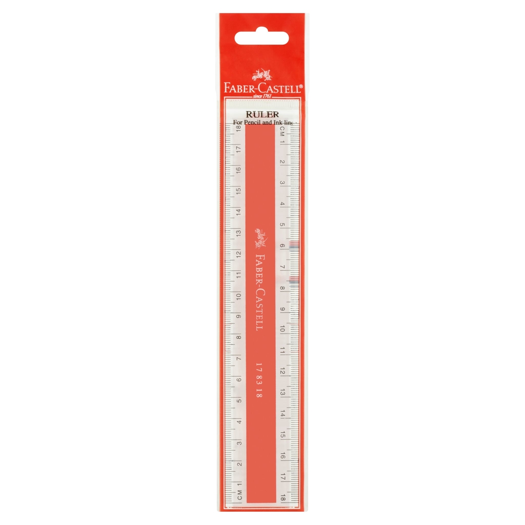 Faber-Castell Ruler 178318 18cm | Shopee Philippines