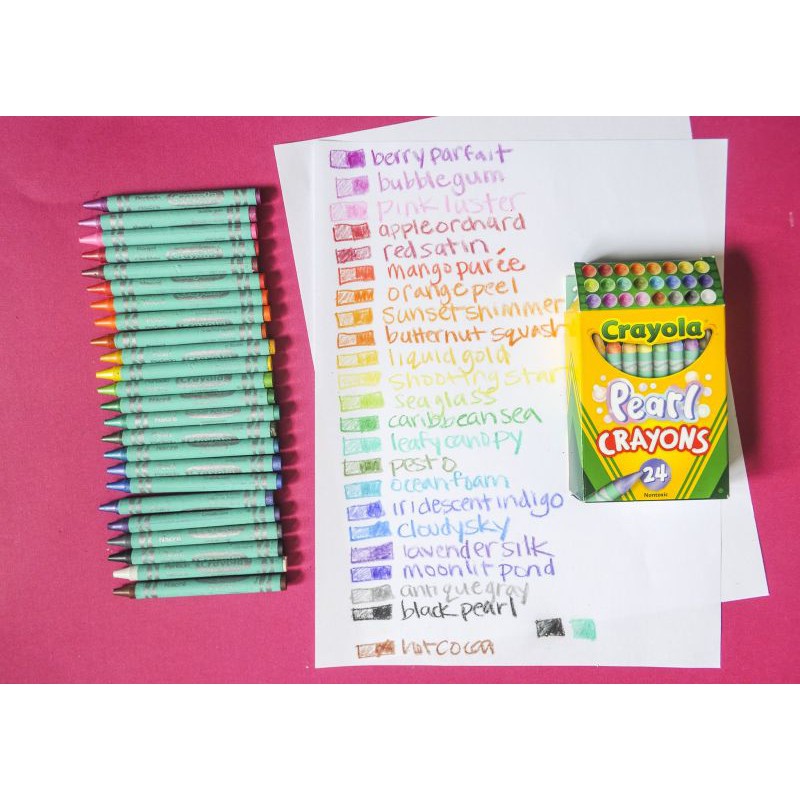Crayola Special Crayons - Glitters, Neon, Pearl, Metallic... | Shopee ...