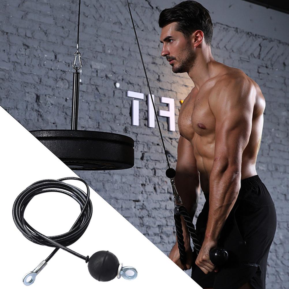Gym Cable Wire Rope Adjustable 3M Cable Heavy Duty Steel Replacement ...