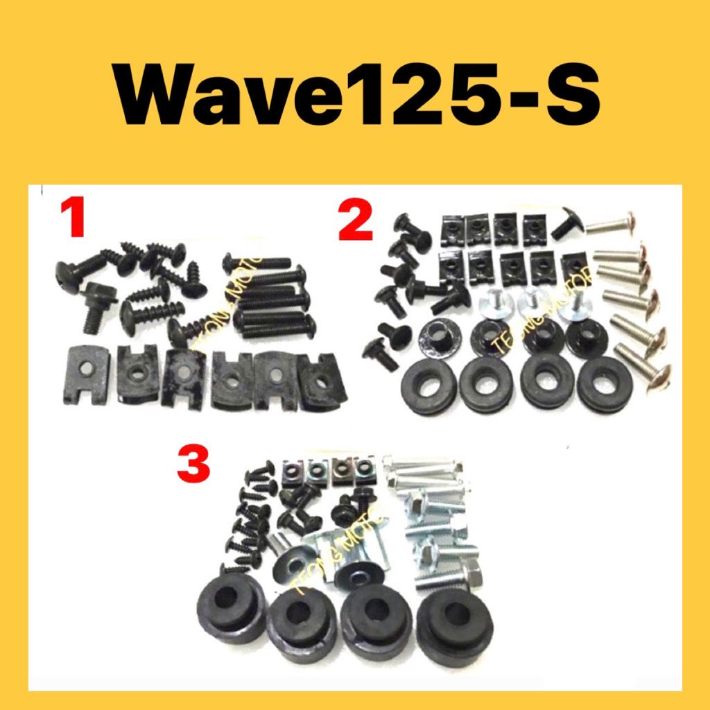 BODY COVER SCREW FRONT COVER BUSH LEG SHIELD BUSH KEPAK HANDLE SKRU ...