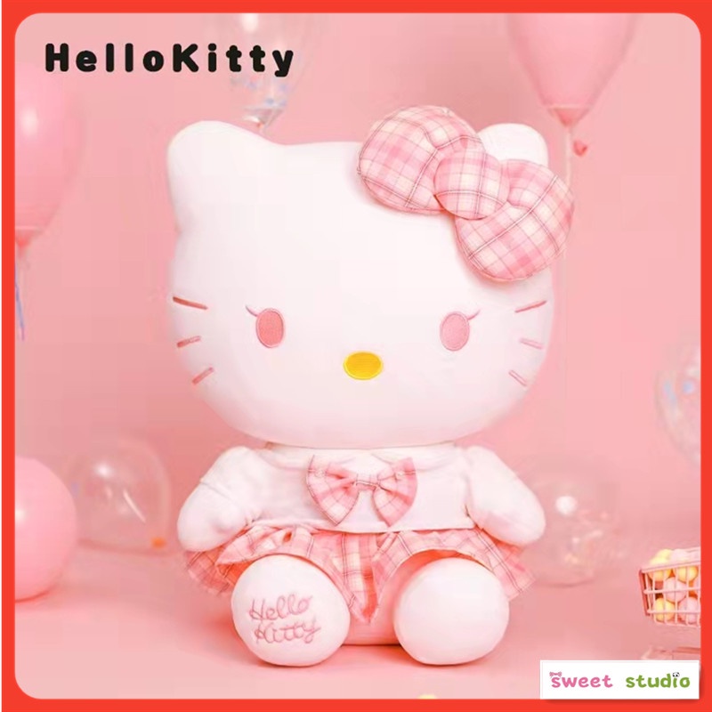 SS Hello Kitty KT cat student clothing doll plush stuff toy COD ...