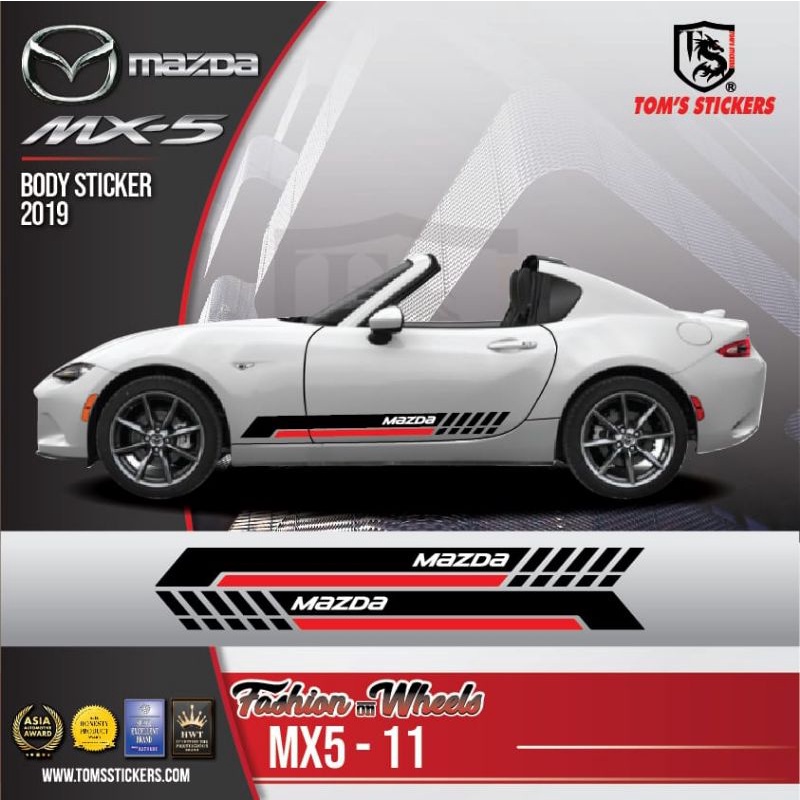 MAZDA MX-5 CAR BODY STICKER SET MX5 - 11 | Shopee Philippines