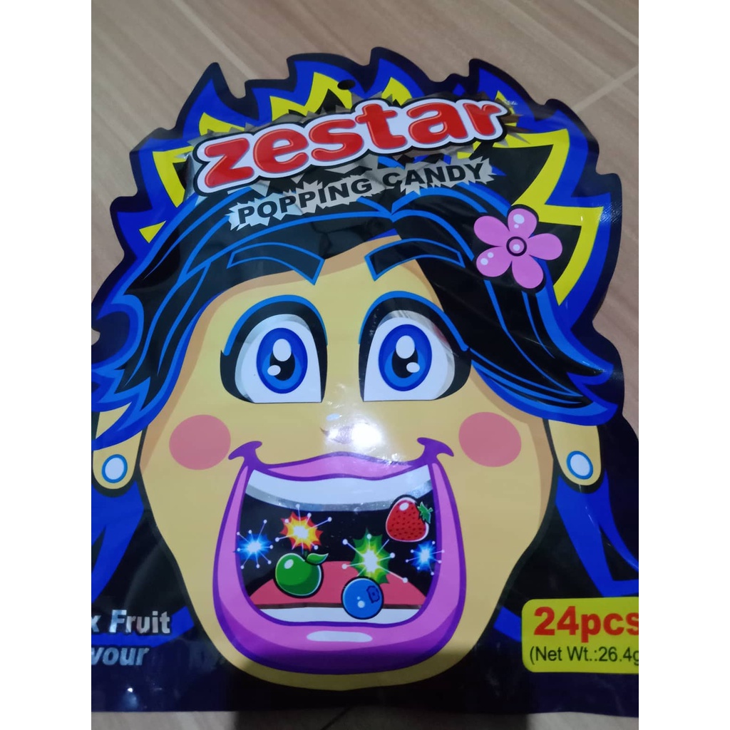 Zestar Popping Candy 24 pcs Mix Fruit Flavor | Shopee Philippines