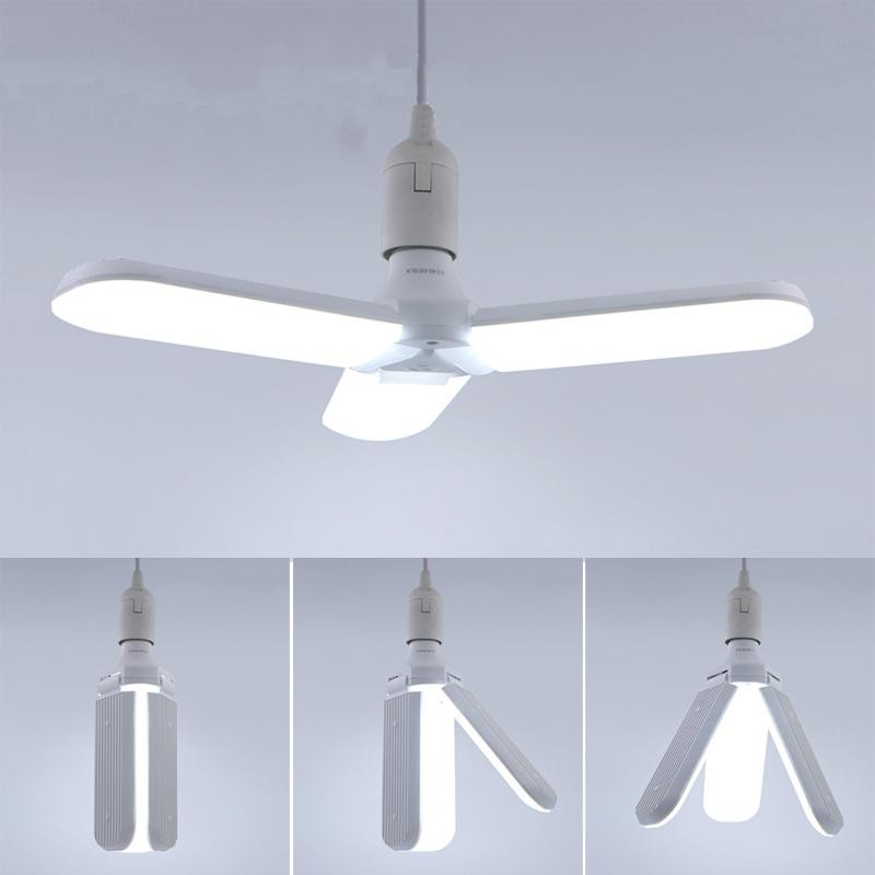 Foldable Fan Blade LED Light Bulb | Shopee Philippines