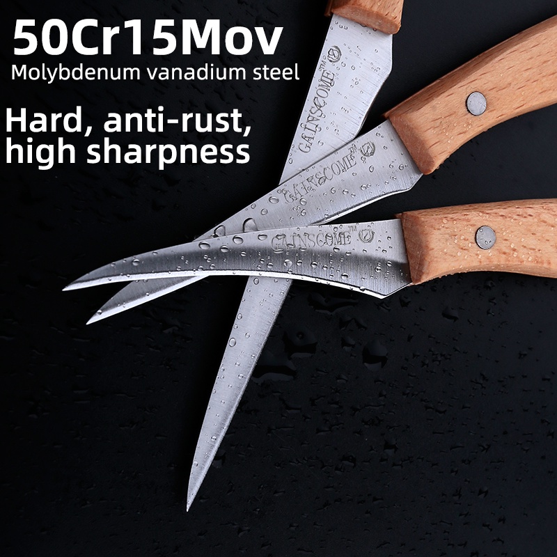 Kitchen Carving Knives 3 PCS Set Professional Chef Sharp Well Food ...