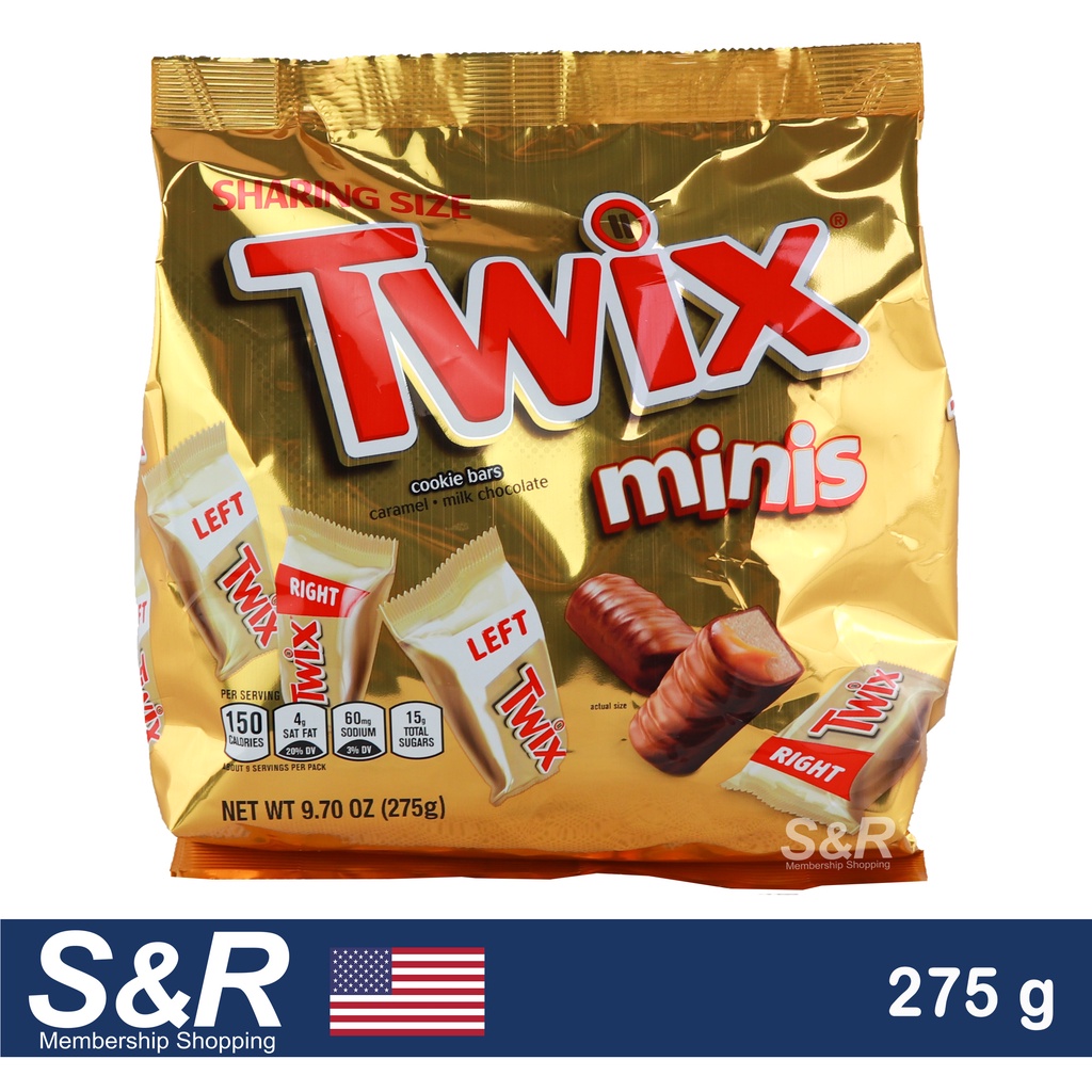 Twix Minis Chocolates 275g | Shopee Philippines