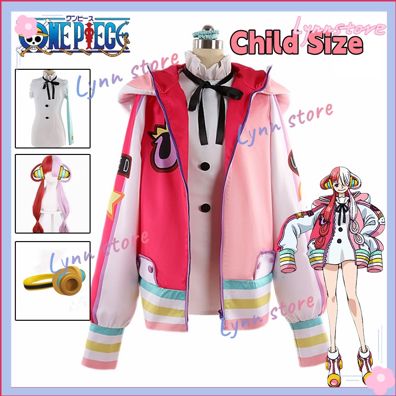 [Child Size]Animation ONE PIECE FILM RED Cosplay Costumes Shanks ...