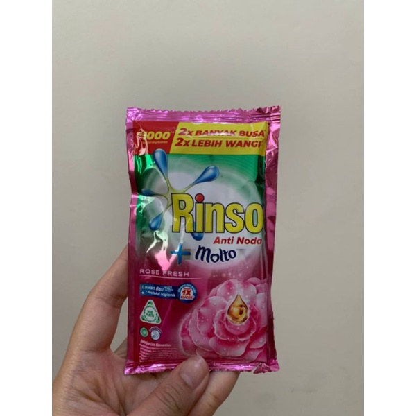 Rinso Rose Fresh Rinso (14Sachet/ Bell) | Shopee Philippines