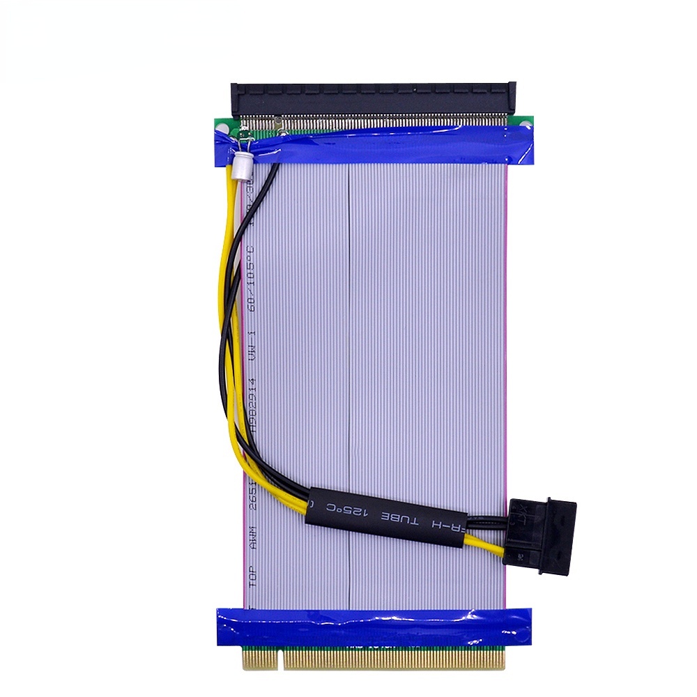 PCI-E 16X to 16X Riser Card Converter PCIe X16 Extender Flexible Ribbon ...
