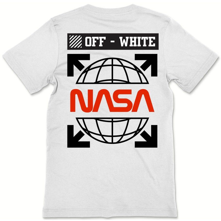 NASA AND OFF WHITE TSHIRT NEW DESIGN 2021 CLASSIC | Shopee Philippines