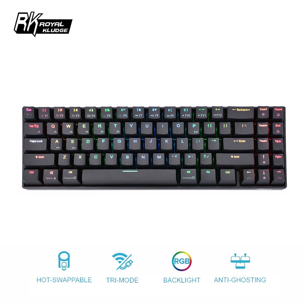 Royal Kludge Rk100 Wireless Mechanical Keyboard 96% | Shopee Philippines