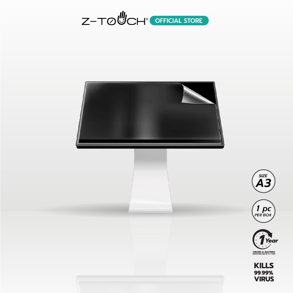 Z-Touch A3 Touchscreen Film Acliv Antimicrobial Pad - Disinfection ...