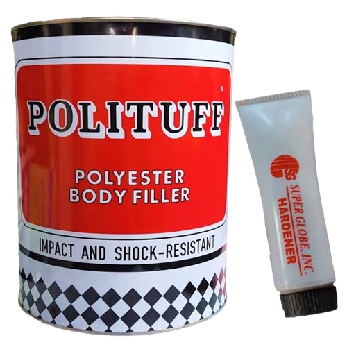 POLITUFF Polyester Body filler with Hardener (1 LITER) | Shopee Philippines
