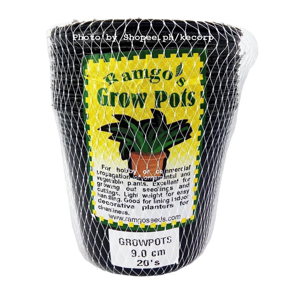 Ramgo Grow Pots - (5.0cm, 7.5cm, 9.0cm x 20's) OR (10.5cm, 12.0cm, 13 ...