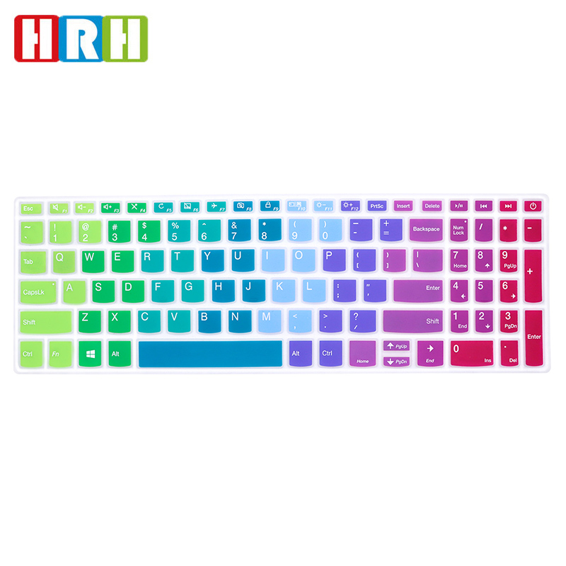 HRH Gradient Rainbow Keyboard Covers Keypad Skin Protector Protective ...