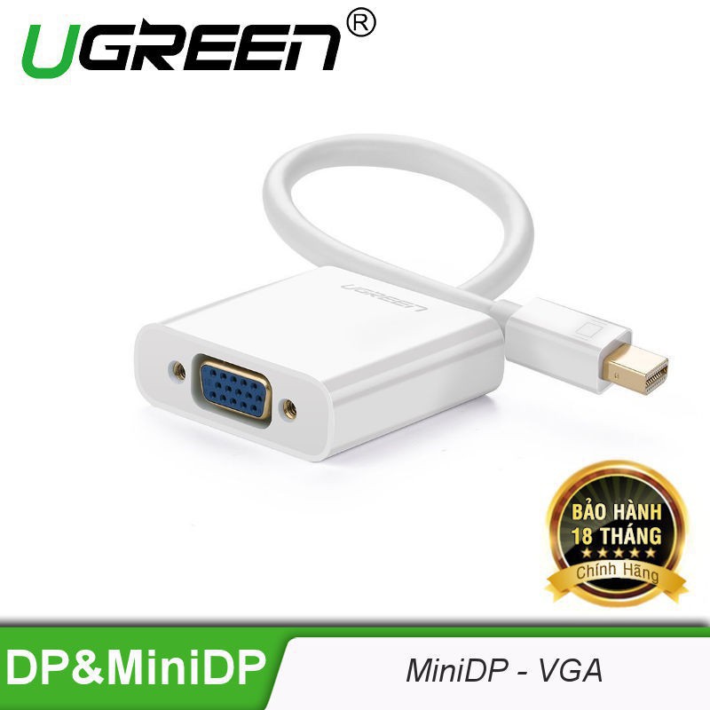 Ugreen 10458 Genuine Premium Gold-Plated Mini Displayport to VGA ...