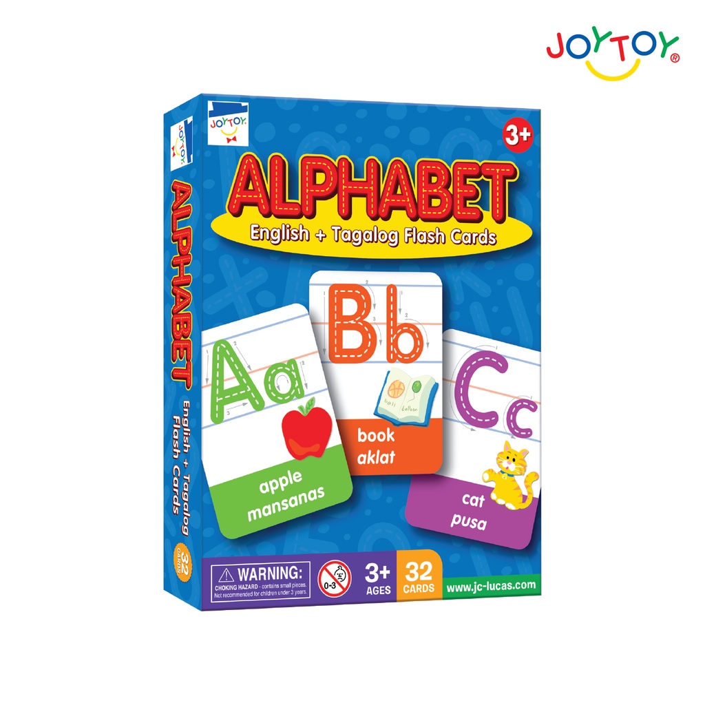 JOYTOY Alphabet Flash Cards (English + Tagalog) | Shopee Philippines