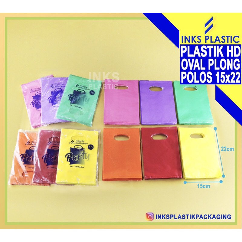 Hd plastic oval plain plong 15 x 22 (100 pcs) | Shopee Philippines