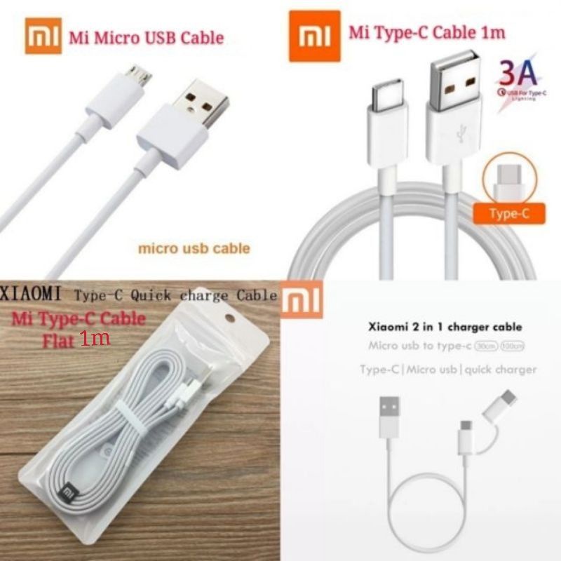 Xiaomi Mi Micro USB Type-C Charger Data Cable | Shopee Philippines