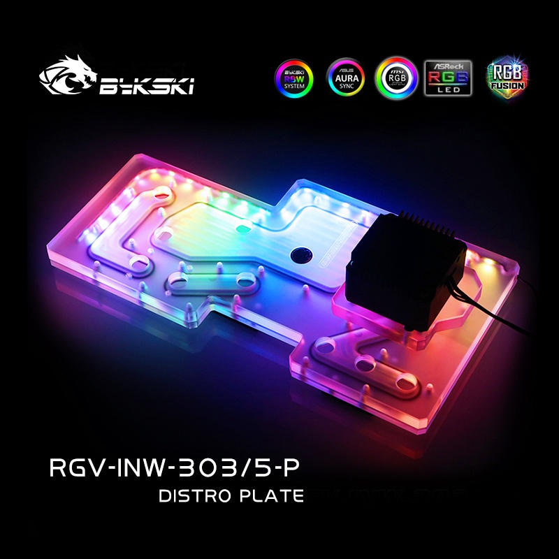 Bykski Distro Plate For IN WIN 303 305 Case,PC Water Cooling Acrylic ...
