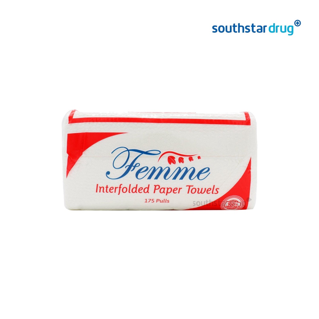 Femme Interfolded Paper Towel Tissue 1 ply 175 pulls | Shopee Philippines