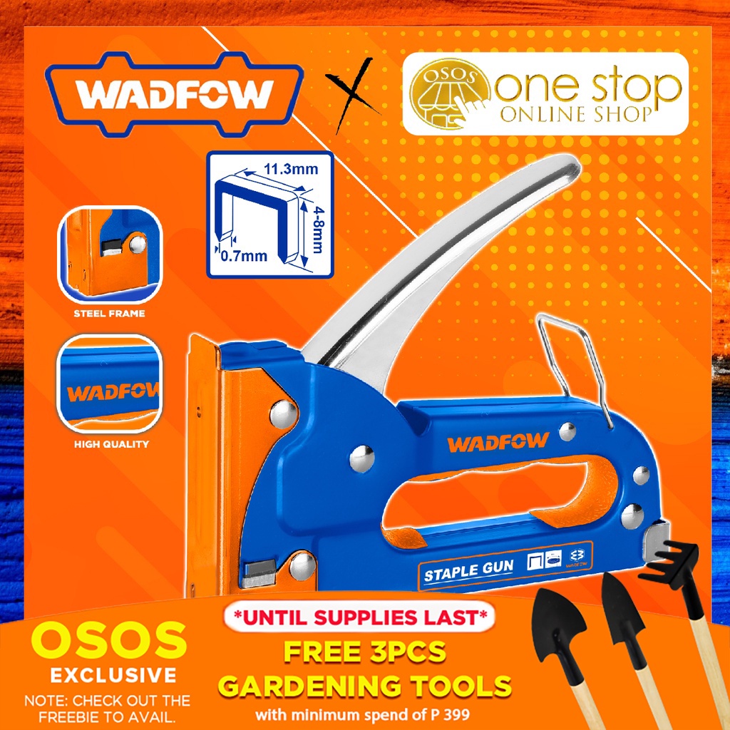 WADFOW Tools Original WGU1608 4-8mm Industrial Grade Gun Tacker Staple ...