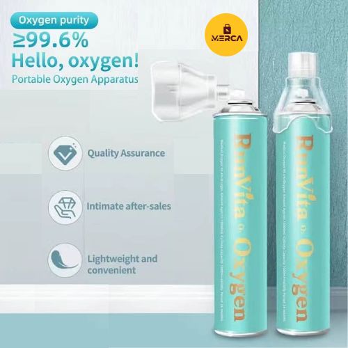 MERCA 1000ML Medical Oxygen tank Portable Oxygen cylinder Pure Oxycan ...