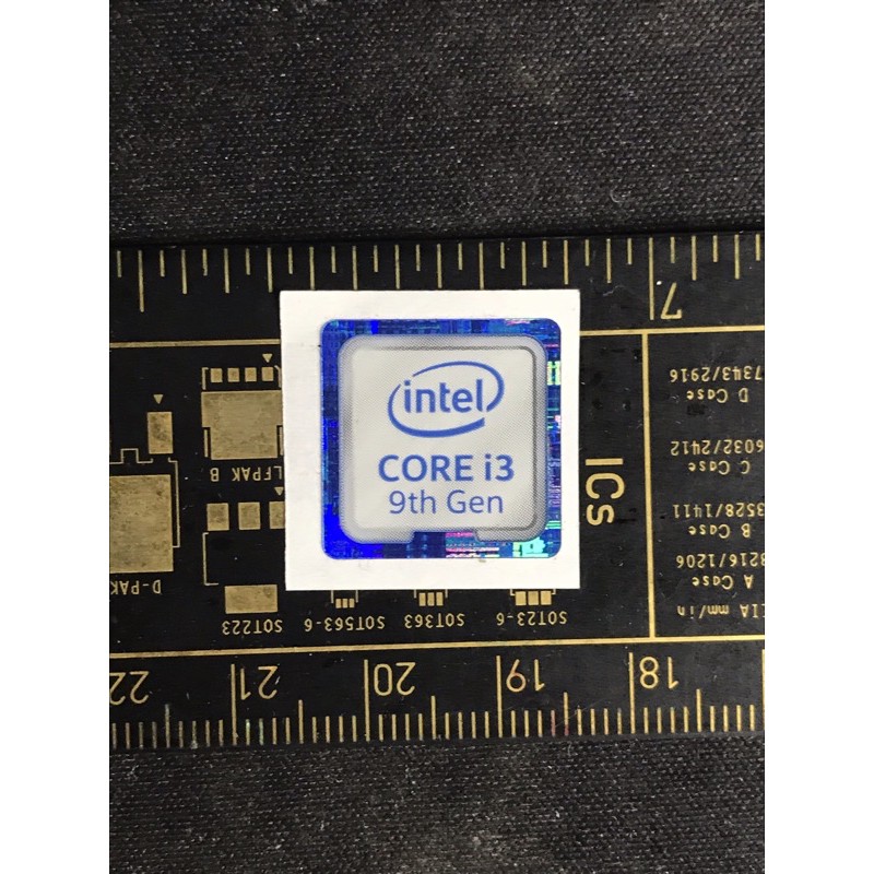 Original intel Core i3 9th gen logo Sticker | Shopee Philippines