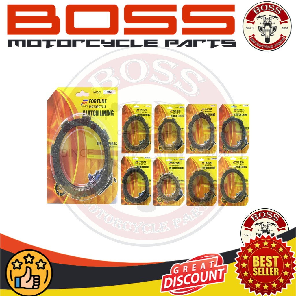 Motorcycle CLUTCH LINING SET (CHL) TMX/XRM/WAVE/BARAKO/SHOGUN/STX/BAJAJ ...