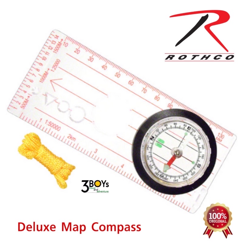 Rothco Deluxe Map Compass Lightweight And Durable | Shopee Philippines