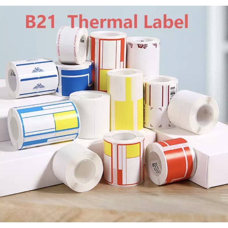 Niimbot B21/B3S white & Round Label stickers!!! | Shopee Philippines