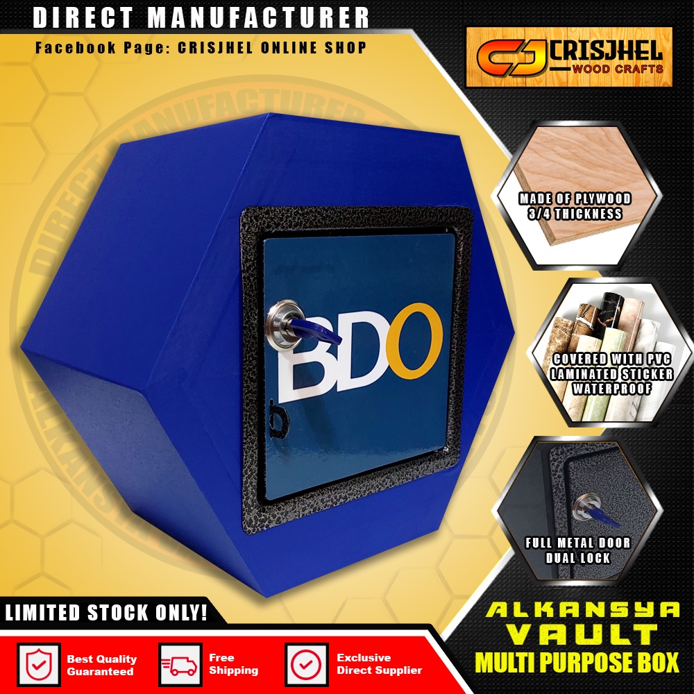HEXAGON-BDO DESIGN Alkansya Vault Box Classic Edition (Direct ...