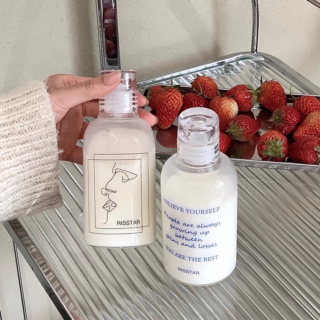 Minimalist Abstract Design Glass Bottle Tumbler Water Bottle Jug ...