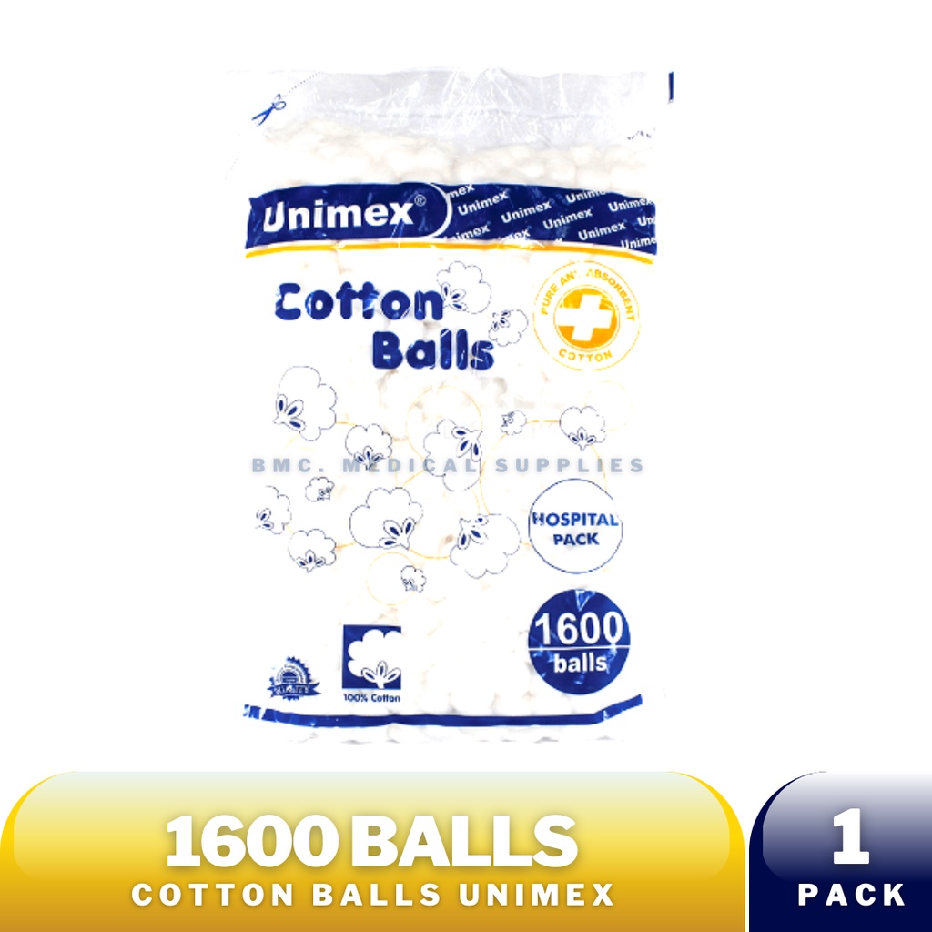 Cotton Balls | Tender Soft / Unimex (1000 Balls) | Shopee Philippines
