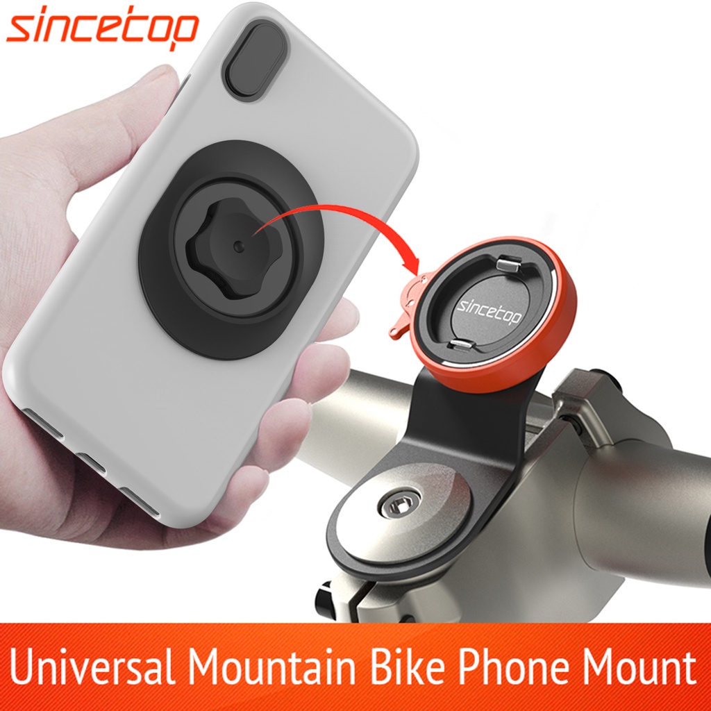 SinceTop Mountain Bike Phone Mount,Bicycle Cell Phone Holder,Universal ...