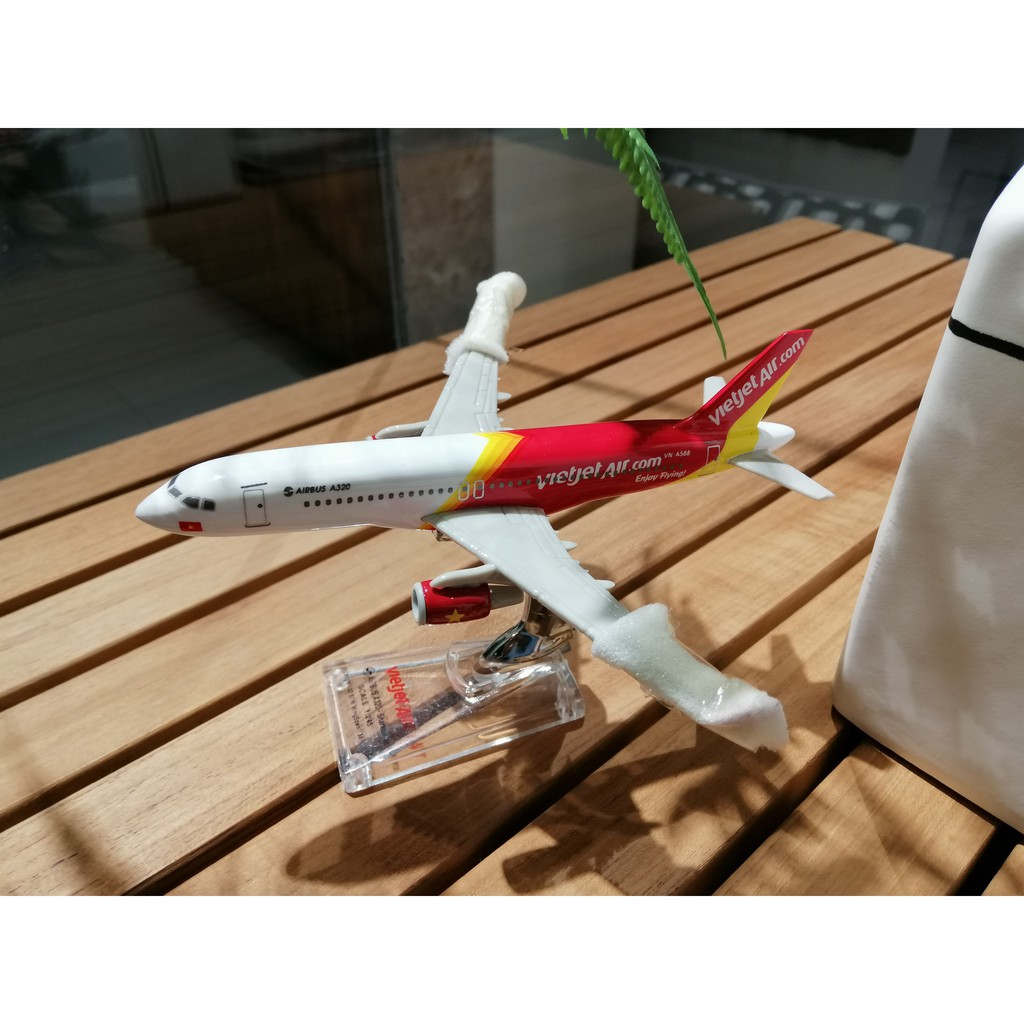 Vietjet Airplane Model, A320 Metal Plane Painted According to Aviation ...