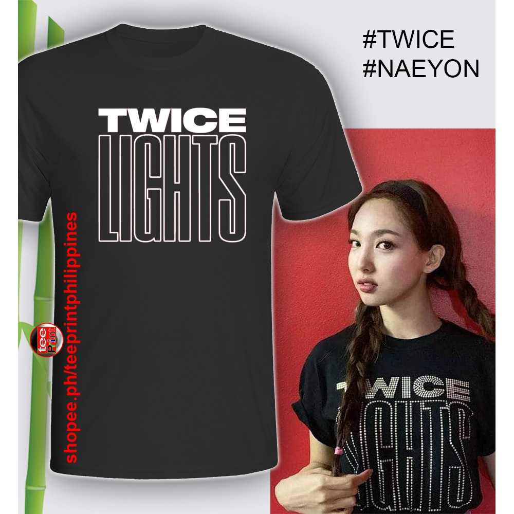 Twicelights T-Shirt | TWICE twicelight TEE | NAYEON TWICELIGHTS SHIRT ...