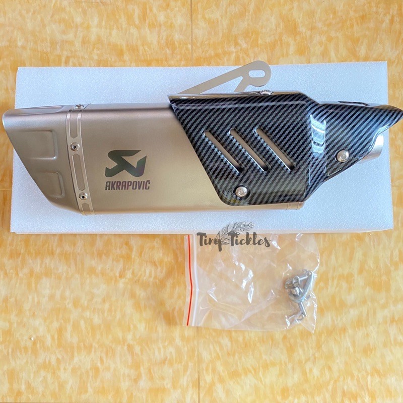 AKRAPOVIC M1 Motor Exhaust Muffler Pipe (38-51mm inlet) | Shopee ...