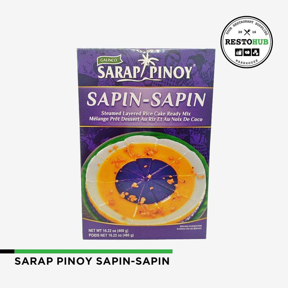 Galinco Sarap Pinoy Sapin-Sapin Steamed Layered Rice Cake Ready Mix ...