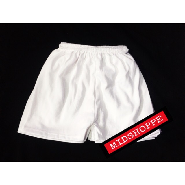6pcs plain white short for baby up to 8 yrs. | Shopee Philippines